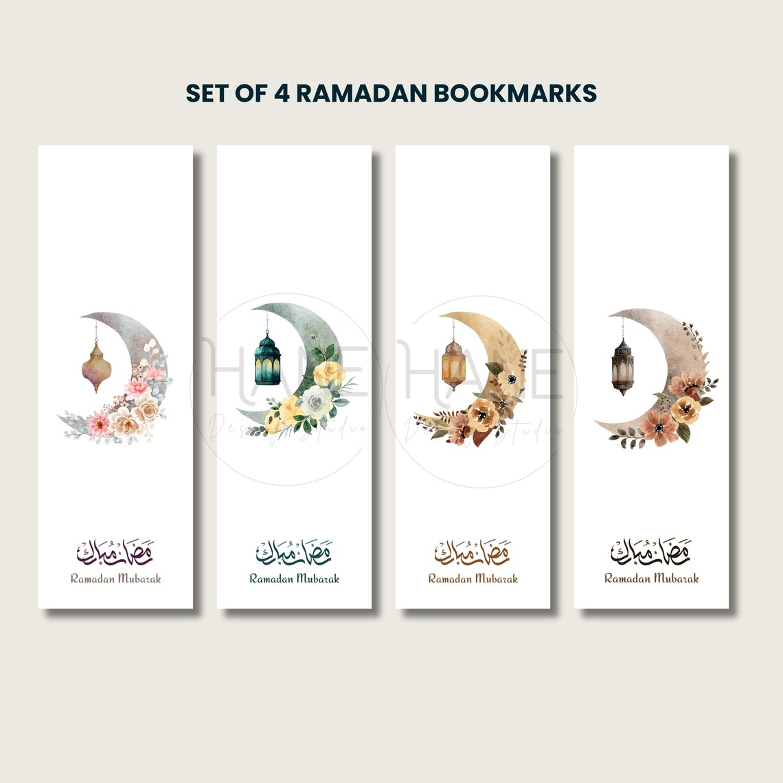 Printable Ramadan Bookmark Set: Islamic Quran Tracker (digital Download ...