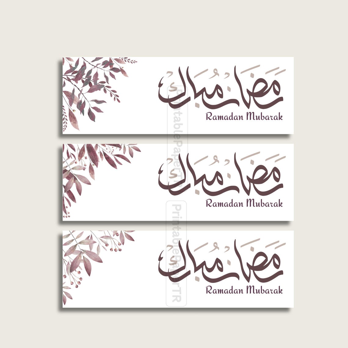 12 Printable Ramadan Bookmark Set | Islamic Bookmark | Ramadan Bookmark ...