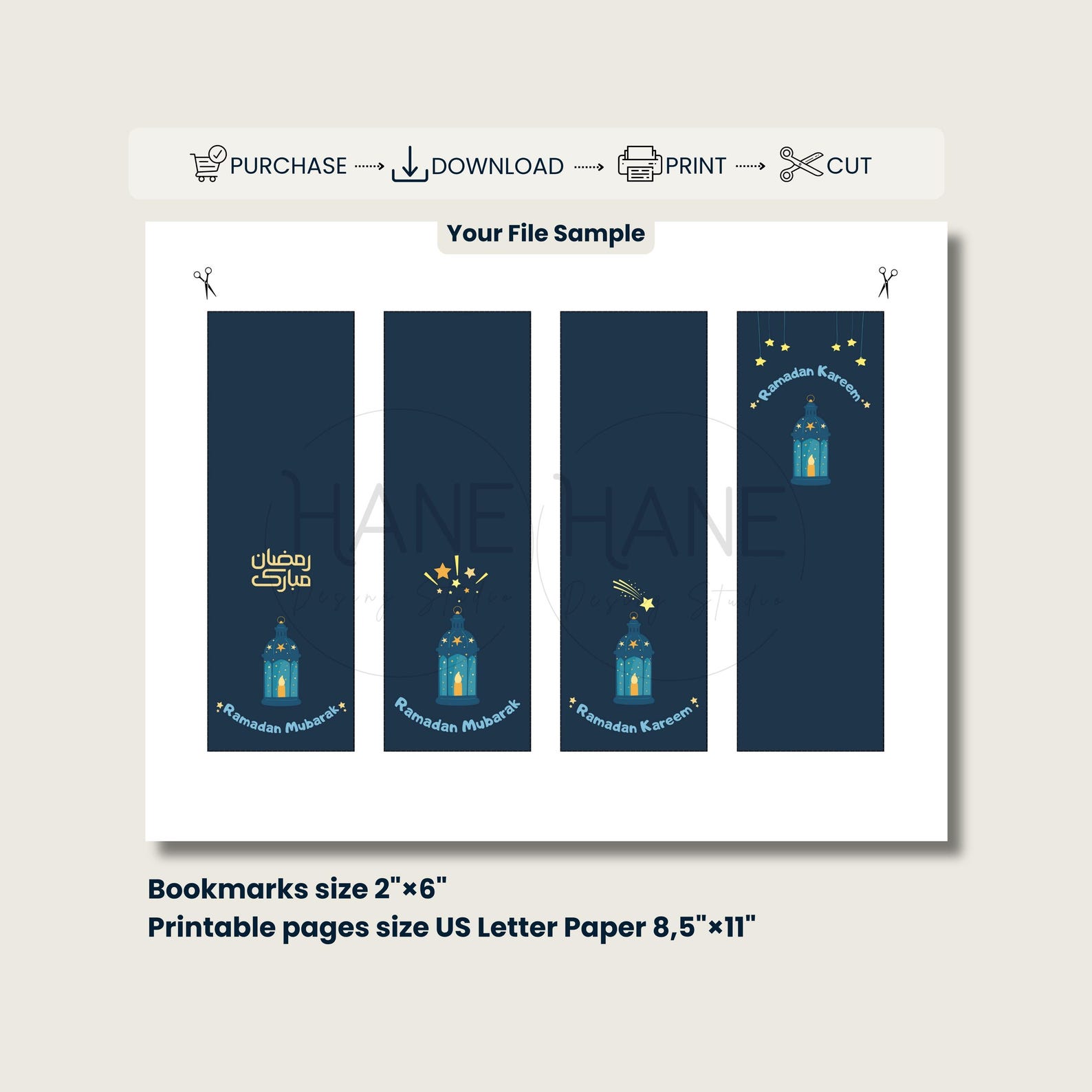 Printable Ramadan Bookmarks for Kids: Islamic Quran Tracker (digital ...