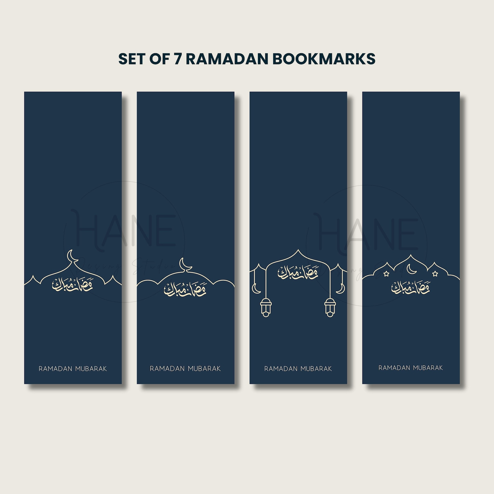 Printable Ramadan Bookmark Set: Islamic Quran Tracker (digital Download ...