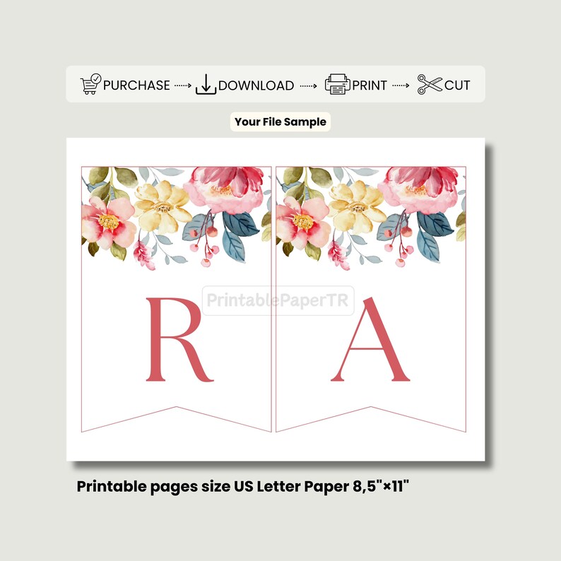 Printable Ramadan Mubarak Banner Ramadan Decoration Islamic Decor ...