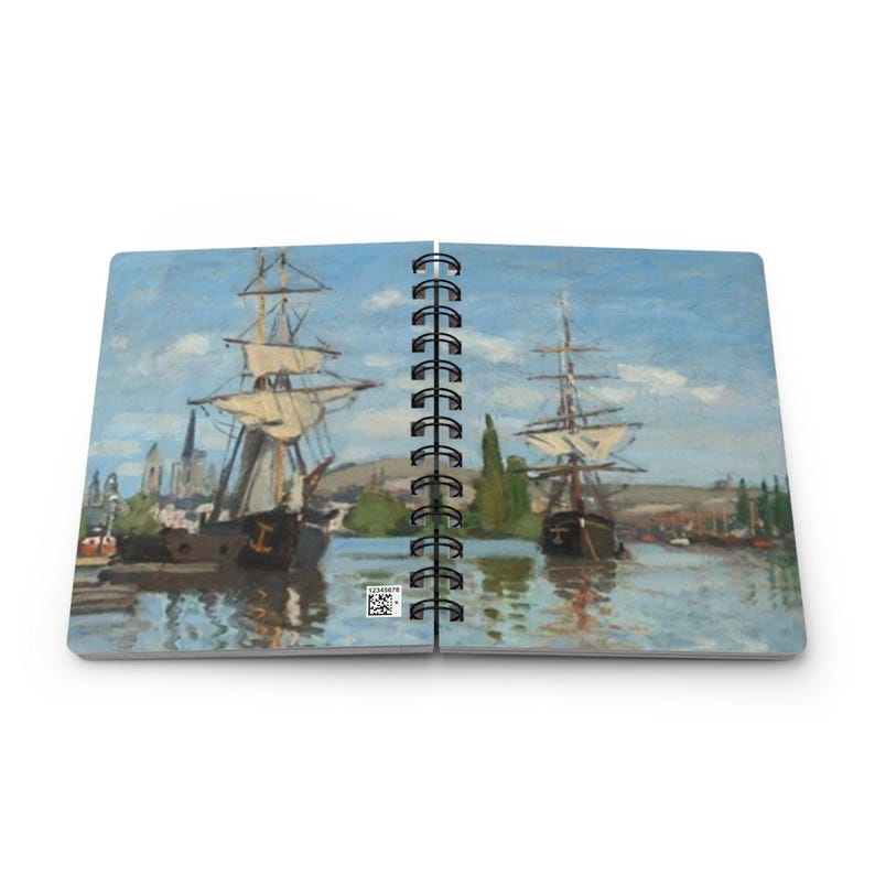 Claude Monet Painting Spiral Bound Journal, Notebook, Artist Sketchbook ...
