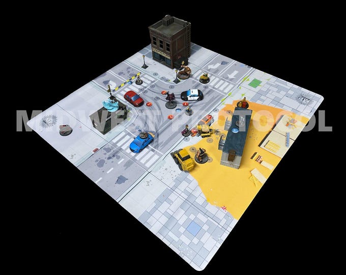 Marvel Crisis Protocol City Mat 2 With 2025 Markings - Etsy