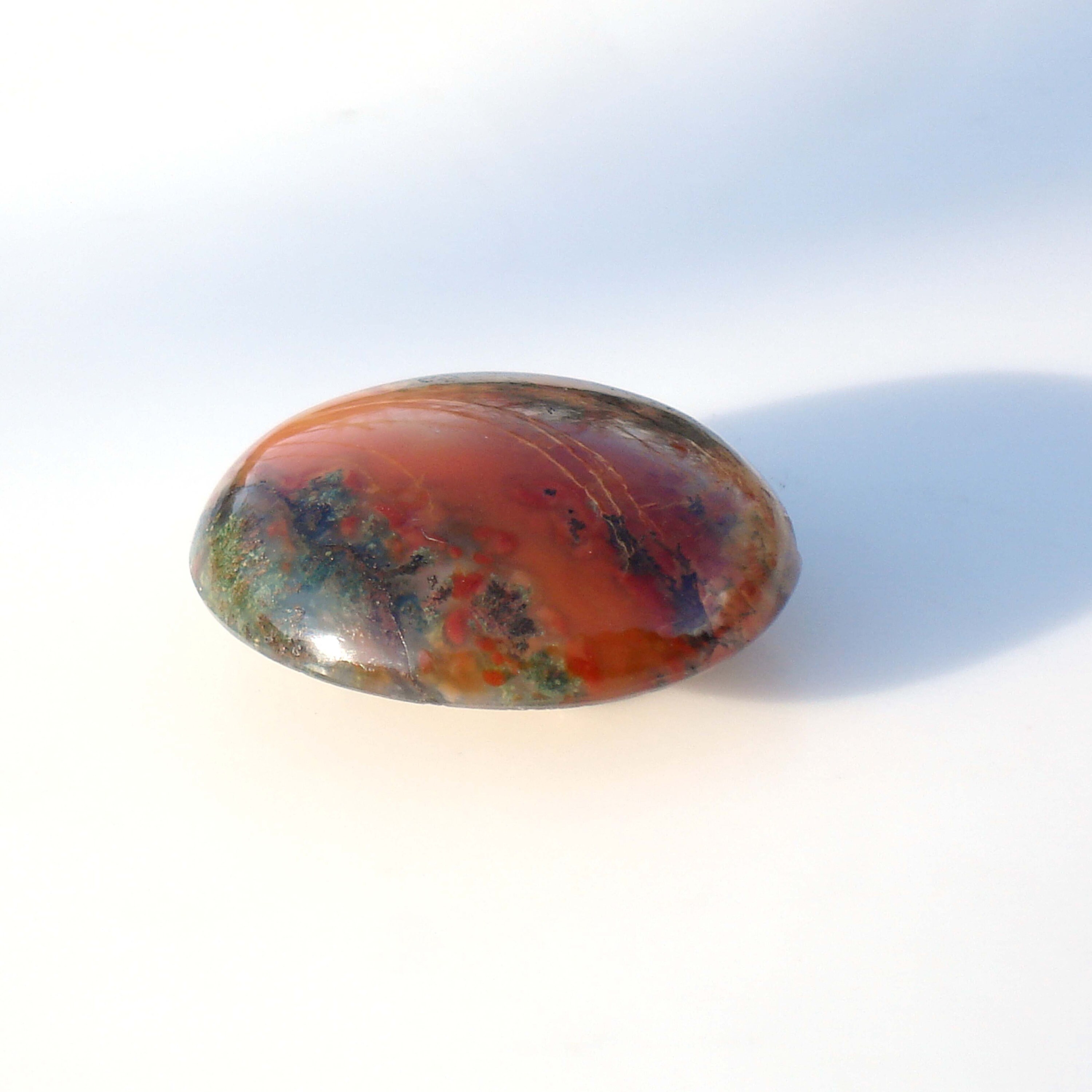 Antique Carved Agate Collar Button - Etsy