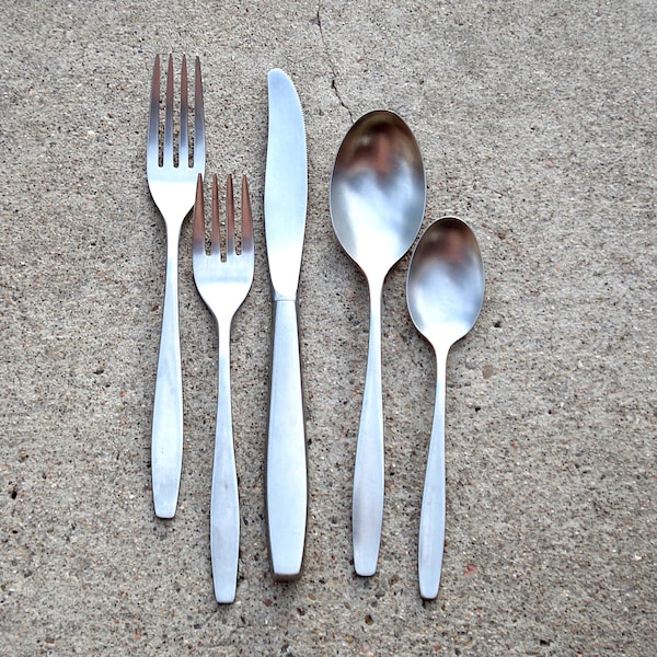 Flatware International Stainless Deluxe Etsy