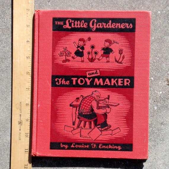Vintage Red Children's Book Two Stories the Little | Etsy