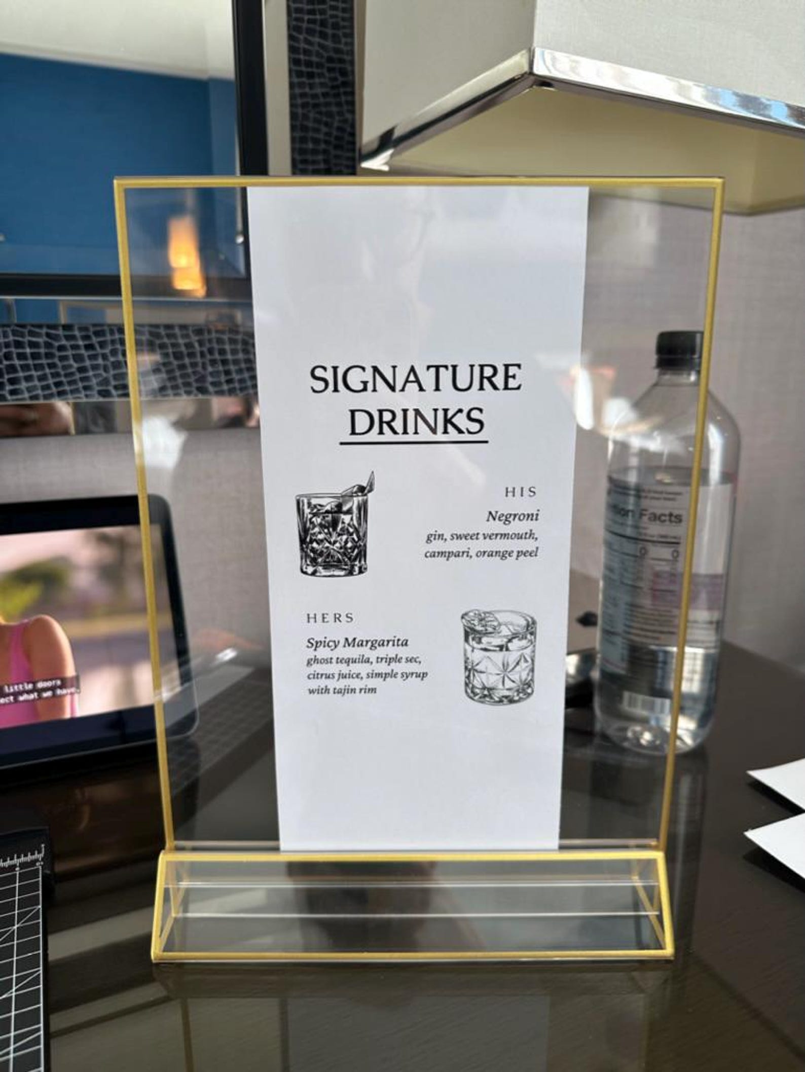 5 Modern Signature Drink Sign Templates - Etsy