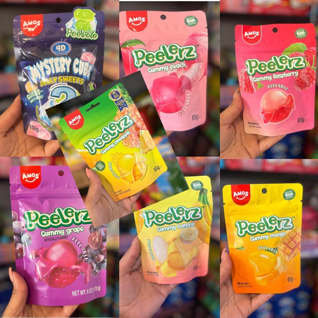 Peelerz 4D Peelable Gummy Sweets | 7 Options Available - Etsy UK