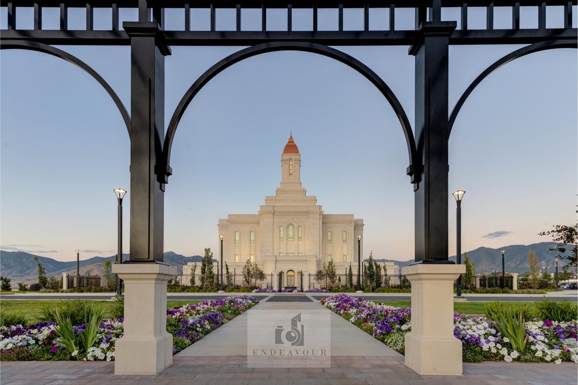 Deseret Peak LDS Temple, Tooele Utah, Digital Download - Etsy
