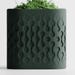 Geometric 3D Printed Planter | Flowform Design | Modern Minimalist Vase ...