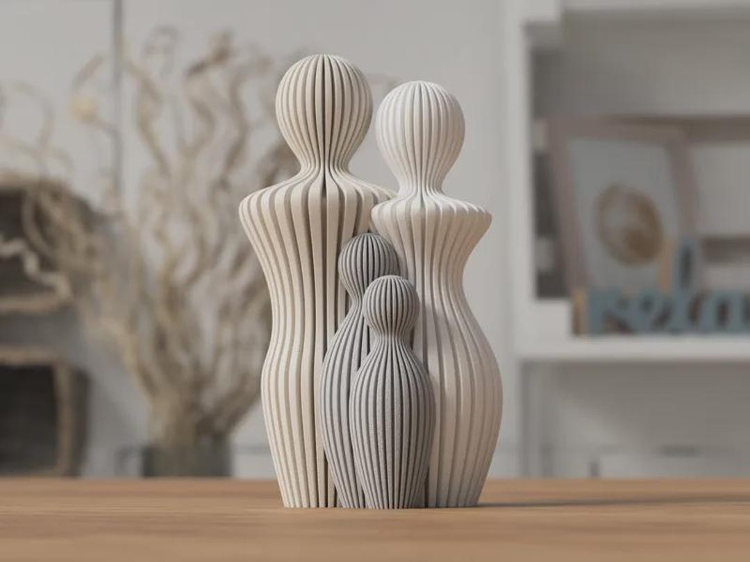 Family Statues With 1 - 4 Child Statues - Etsy