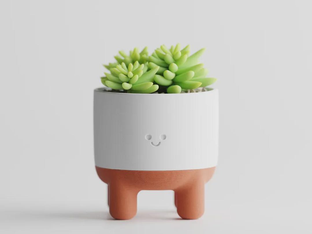 Geometric 3D Printed Planter | Melo Design | Modern Minimalist Vase and ...