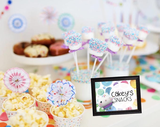 Gabby's Dollhouse Party Activity Station Signs EDITABLE DOWNLOAD - Etsy