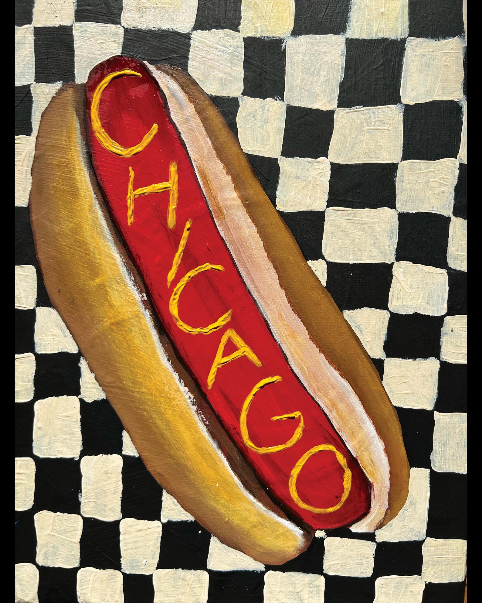 Chicago Dog Print - Etsy