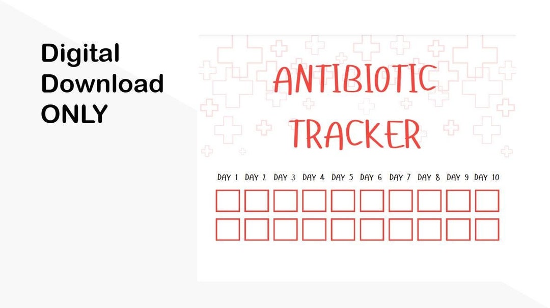 Antibiotic Tracker - Etsy
