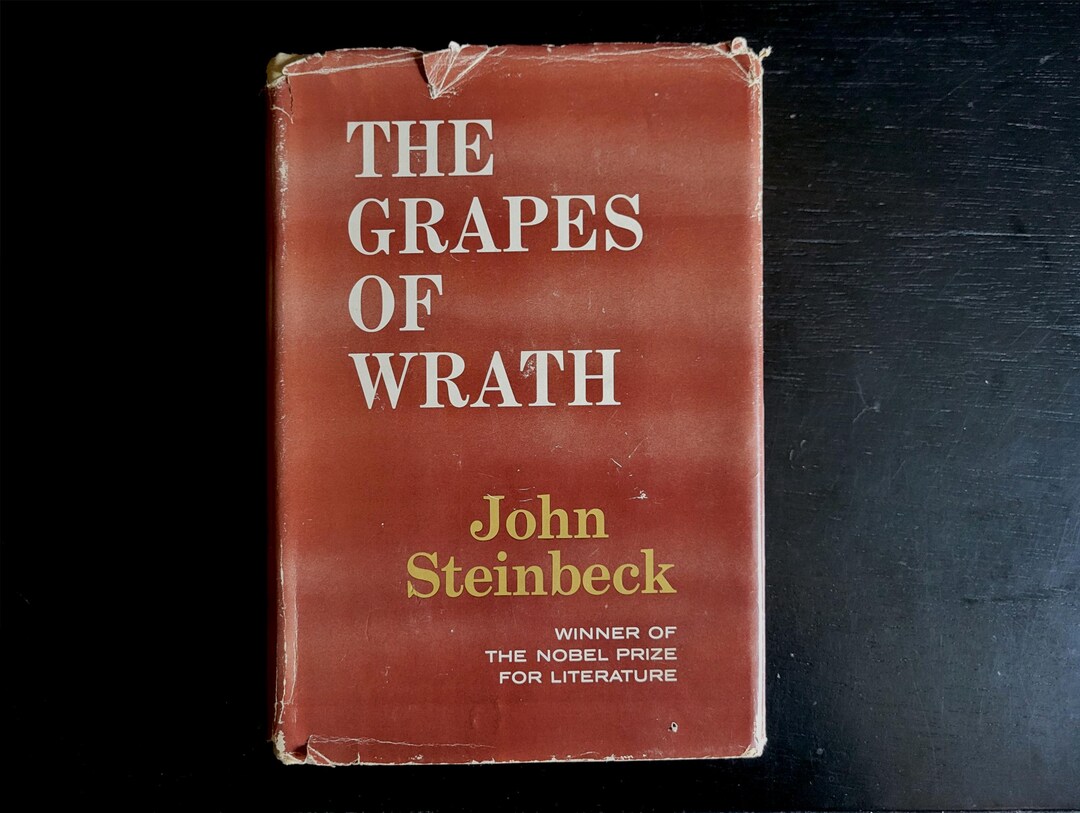 The Grapes of Wrath by John Steinbeck - Vintage Hardcover Book 1939 ...