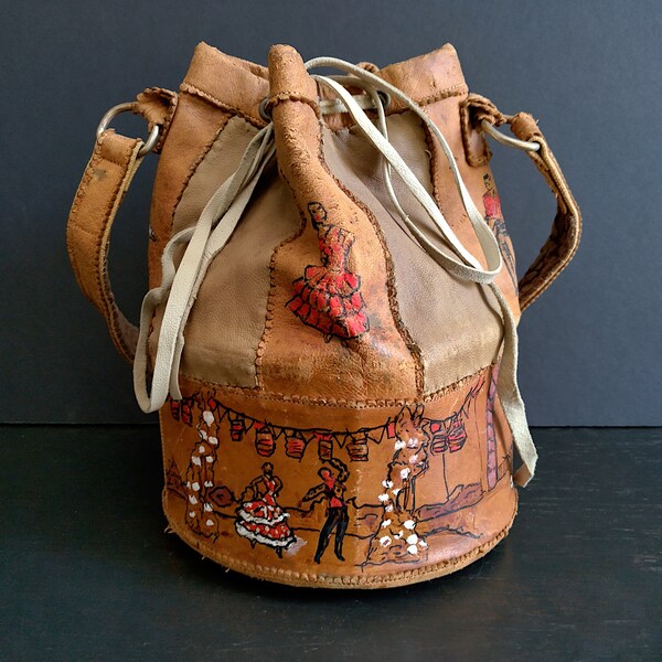 Vintage Bucket Bag - Etsy