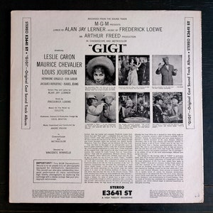 GIGI: Original Cast Soundtrack Album - Leslie Caron, Maurice Chevalier ...