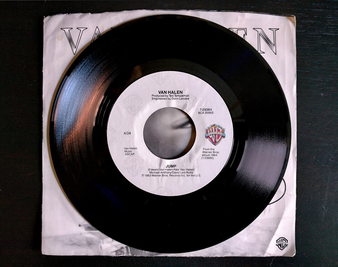 Van Halen: Jump/house of Pain - Vintage 7" 45rpm Vinyl Single - Warner ...