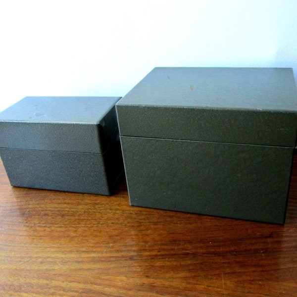 Metal Recipe Box - Etsy