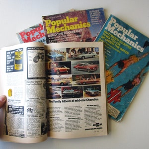 Vintage Popular Mechanics Magazines: 11 Vintage Magazines 1960's-70's ...