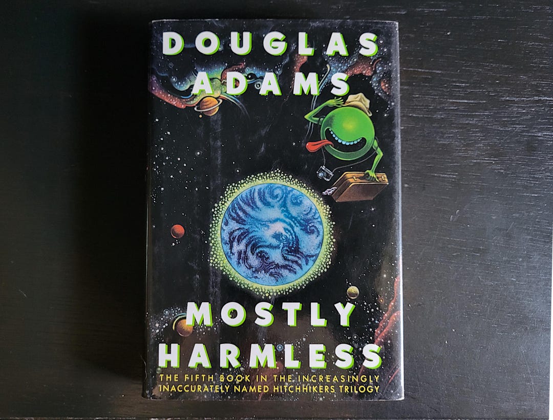 Mostly Harmless by Douglas Adams - Vintage Hardcover Book W/ Dust ...