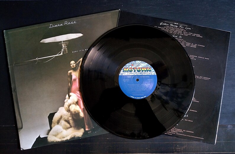 Diana Ross: Baby It's Me - Vintage Vinyl Record 1977, Soul, Woman ...