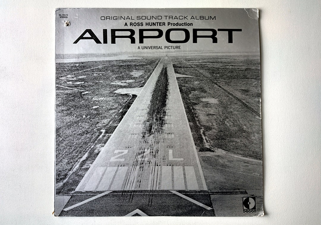 AIRPORT: Original Soundtrack Album - Vintage Vinyl Record - 1970, Cool ...