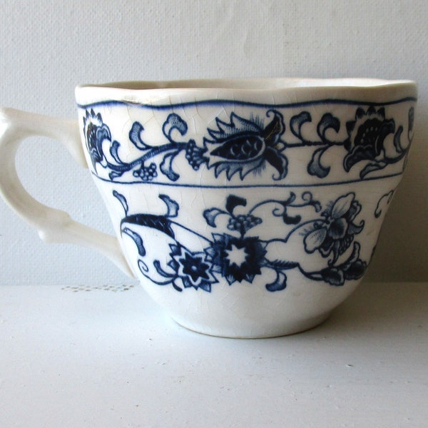 Blue White Tea Cup - Etsy