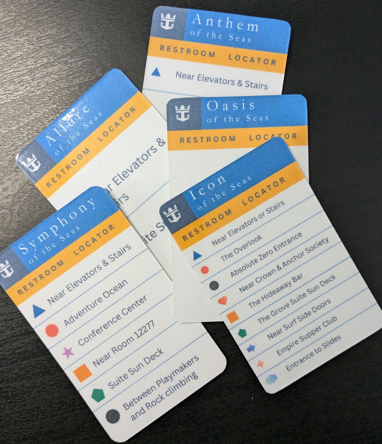 Royal Caribbean Symphony of the Seas Cruise Vacation Wallet Sized ...