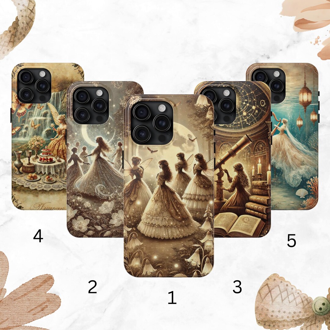 Vintage Aesthetic Fairy Tale Phone Case, Fantasy Art iPhone Cover ...