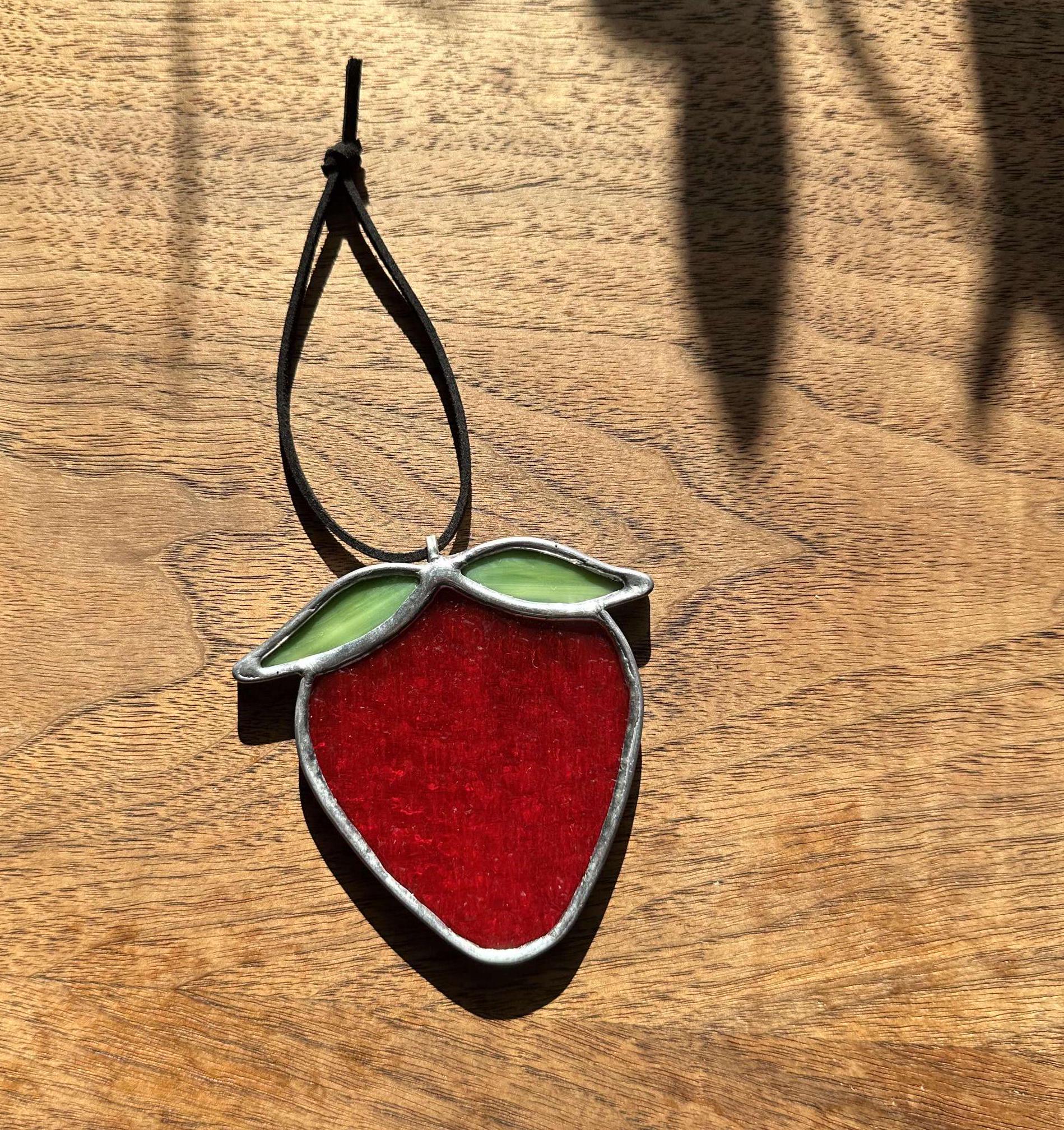 Stained Glass Strawberry - Etsy