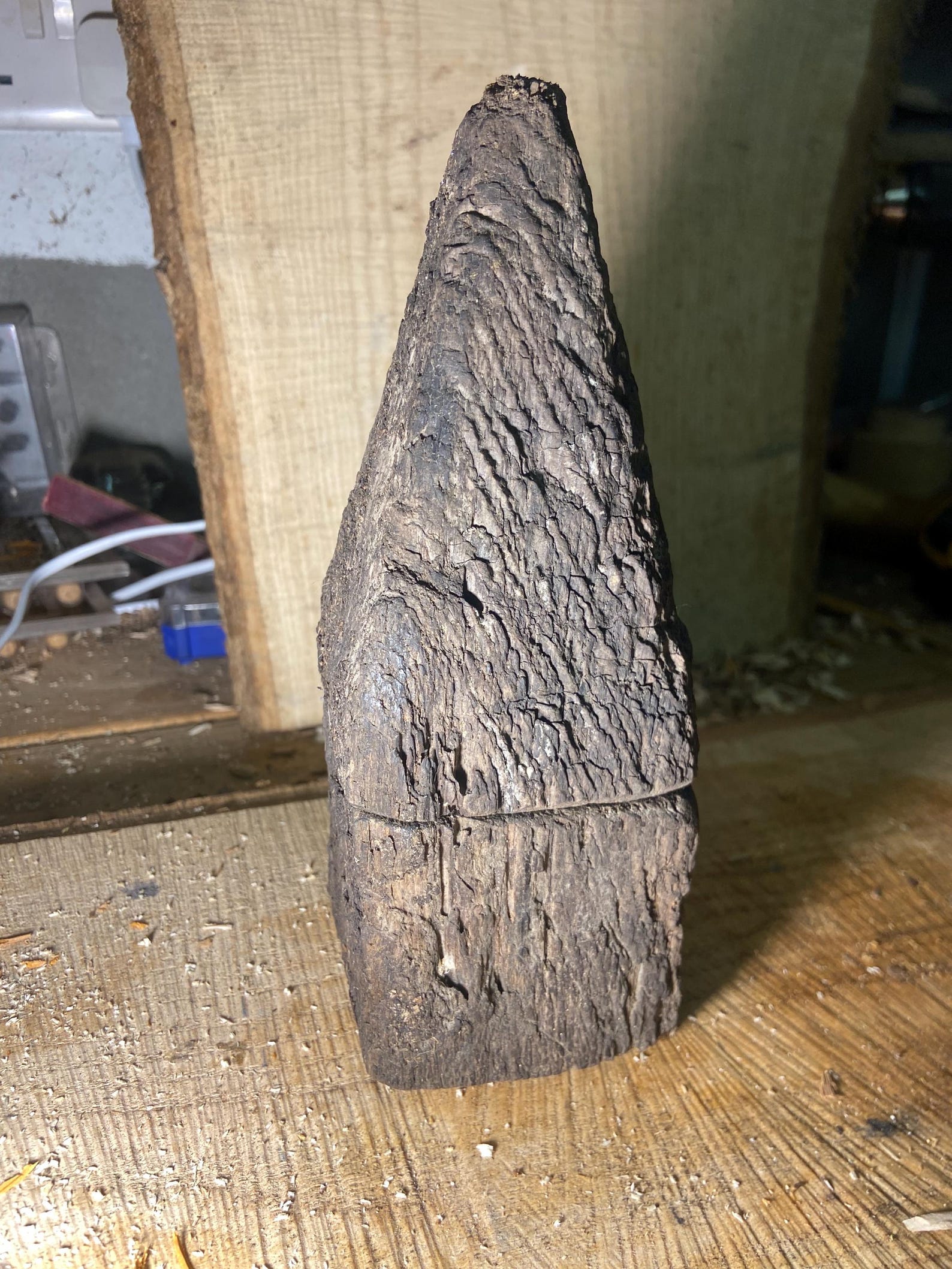 Reclaimed Oak Fence Post Pot From the West of Ireland Handmade by ...