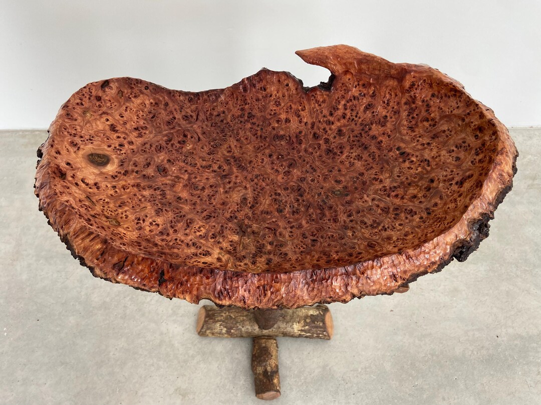 Hand Carved Giant Irish Wooden Elm Burr Bowl Wood Carving Bespoke ...