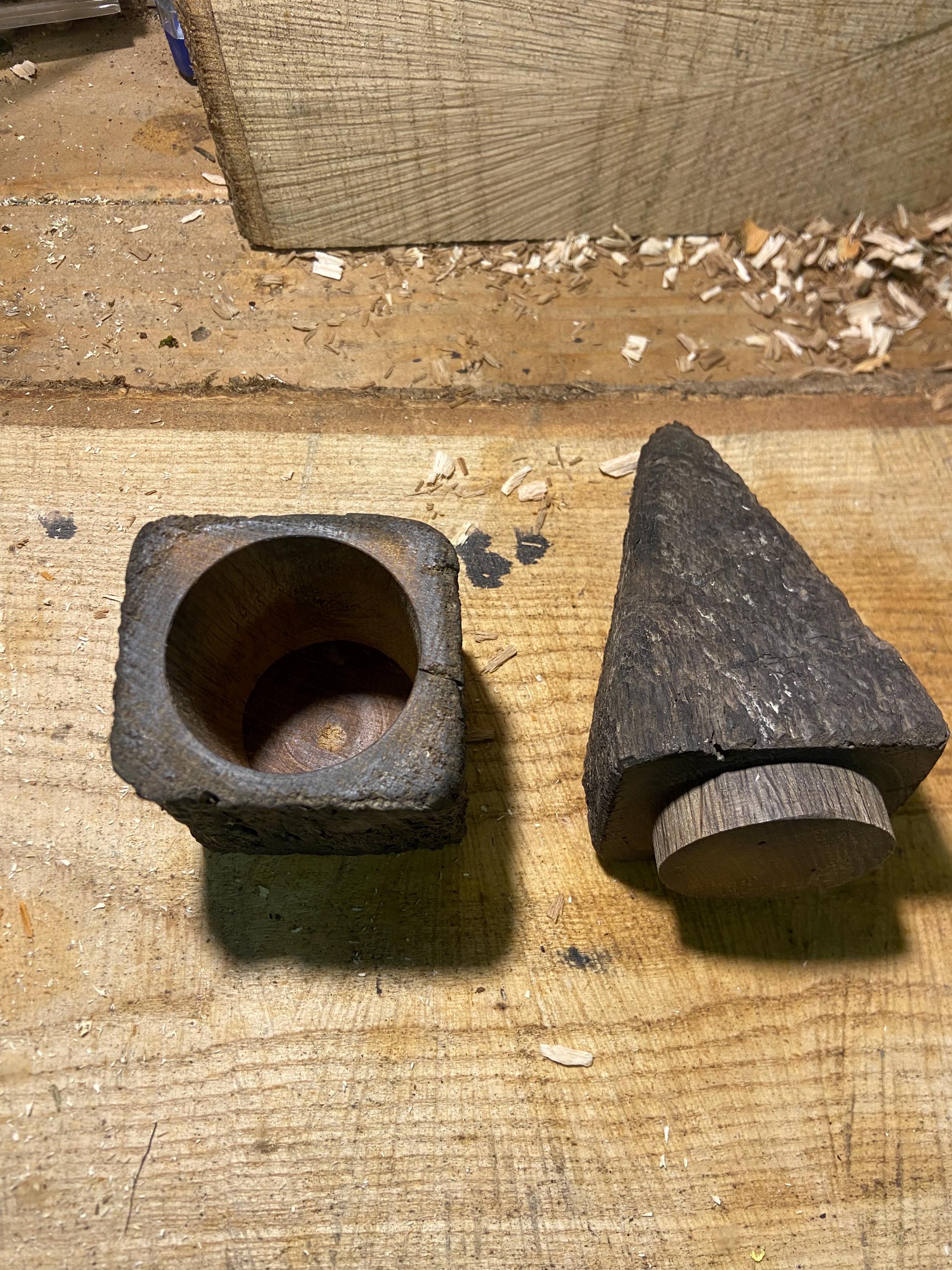 Reclaimed Oak Fence Post Pot From the West of Ireland Handmade by ...