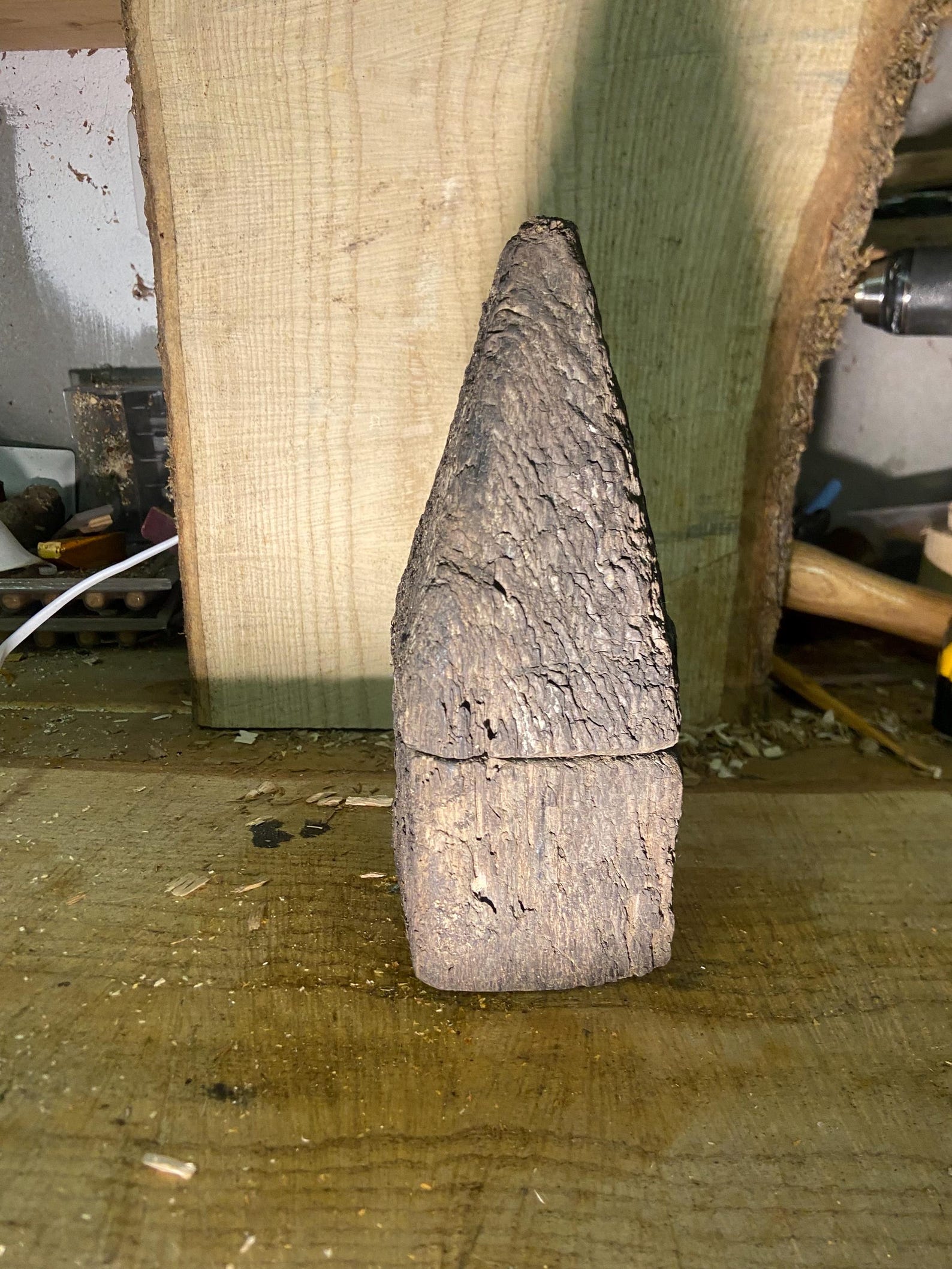 Reclaimed Oak Fence Post Pot From the West of Ireland Handmade by ...