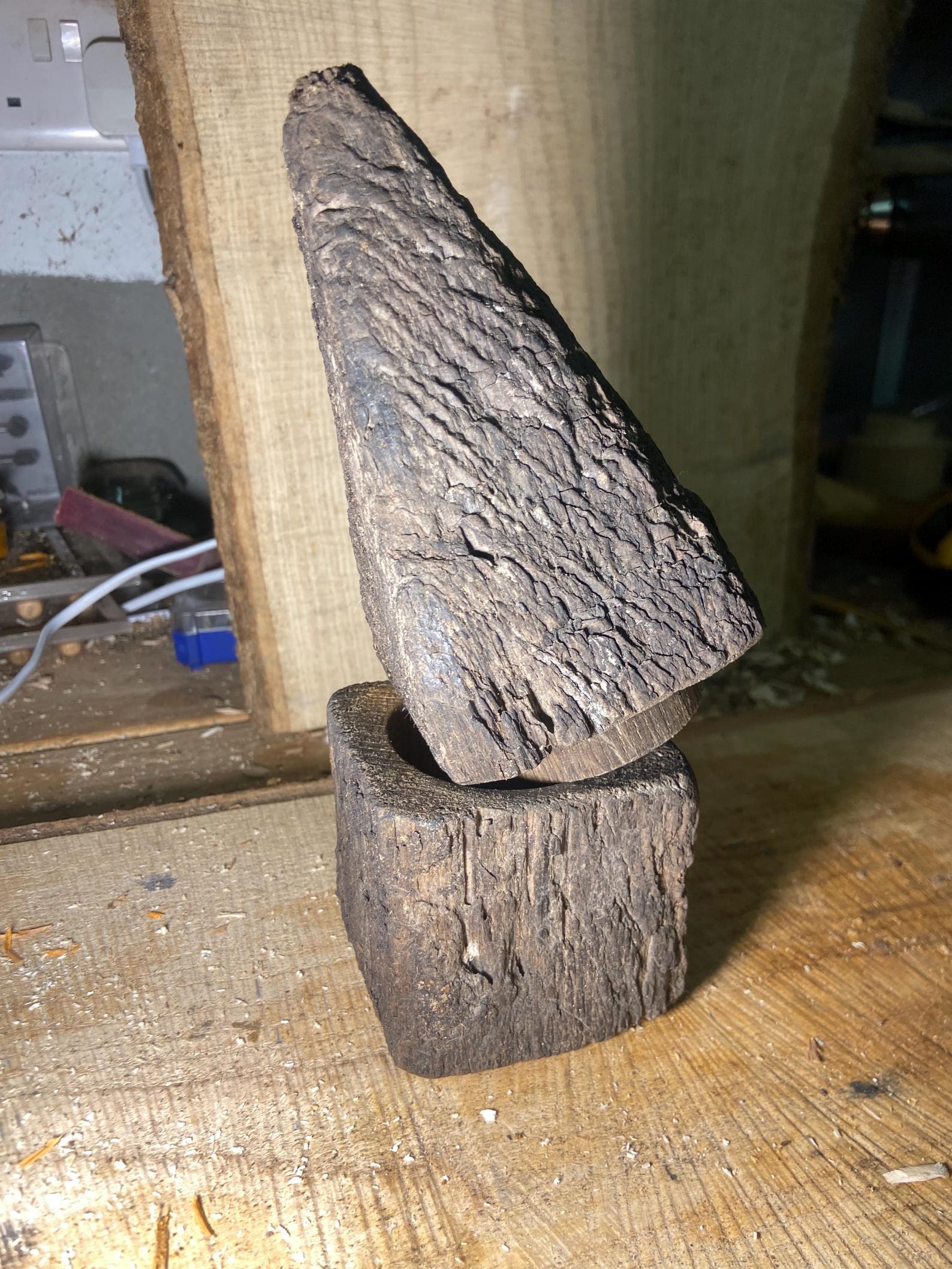 Reclaimed Oak Fence Post Pot From the West of Ireland Handmade by ...