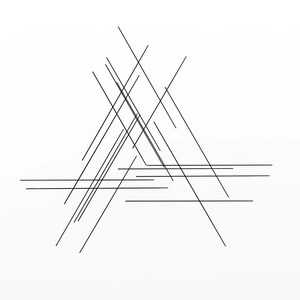 Abstract Triangle Temporary Tattoo – Futuristic & Unique (set of 2) - Etsy