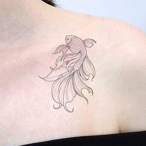 betta fish tattoo