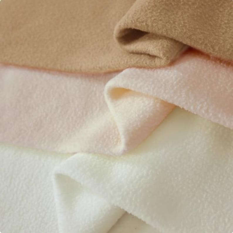 Solid Polar Fleece Anti Pill Fabric, Sewing Soft Blanket Fabric, Toy ...