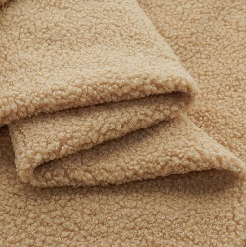 Teddy Plush Fabric, Sherpa Fabric, Fleece Fabric for Crafts, Toys, DIY ...