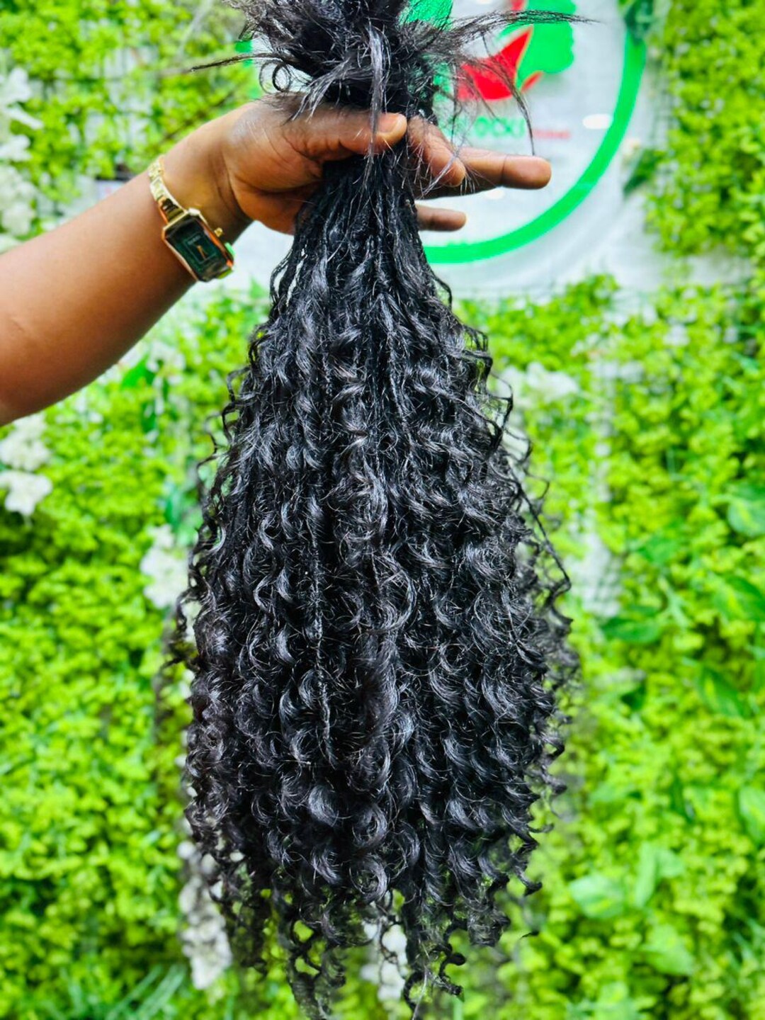 20 Inches Sisterloc Extensions Bohemian Curly( 200 Locs) Curly Ends - Etsy