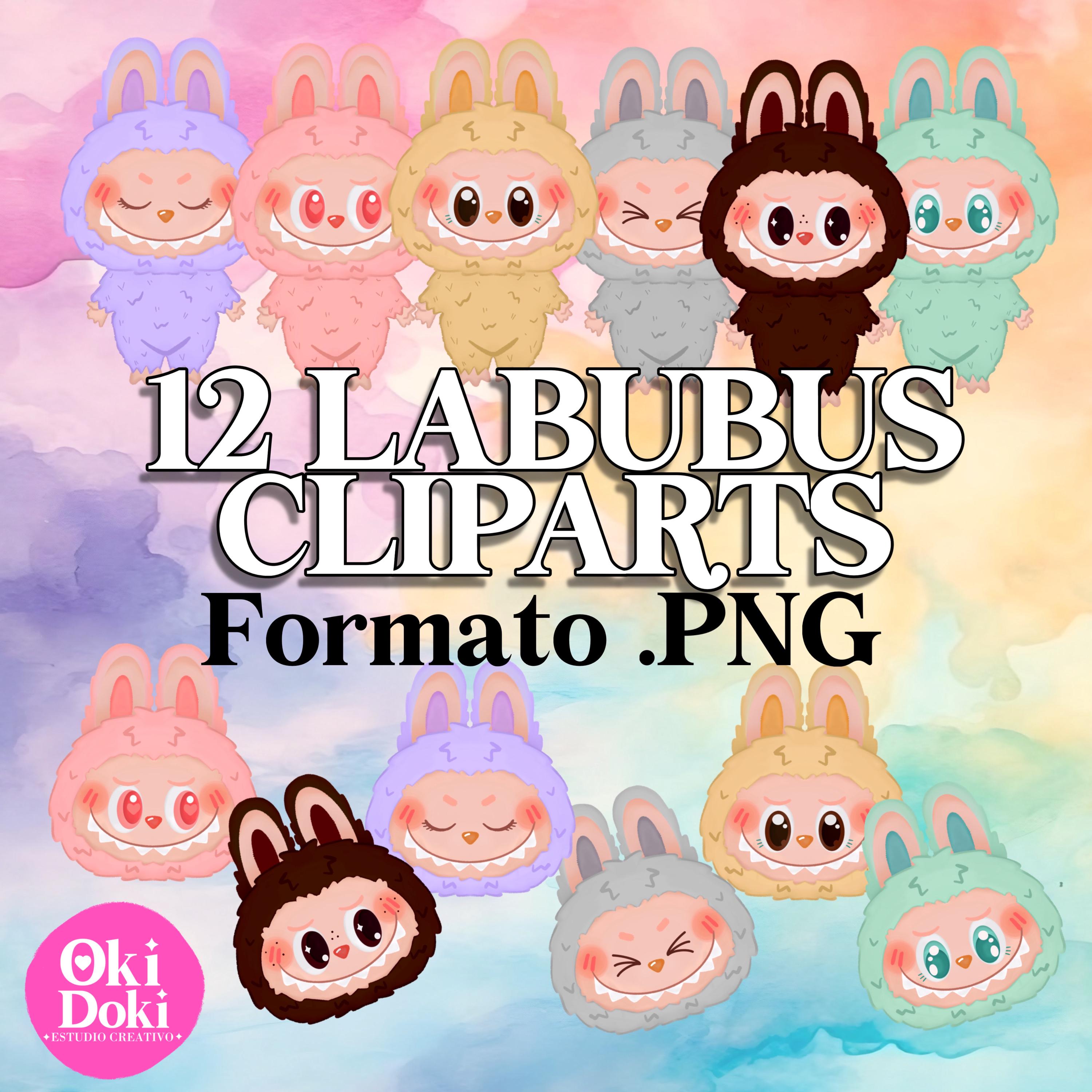 CLIPARTS LABUBU PNG - Etsy México