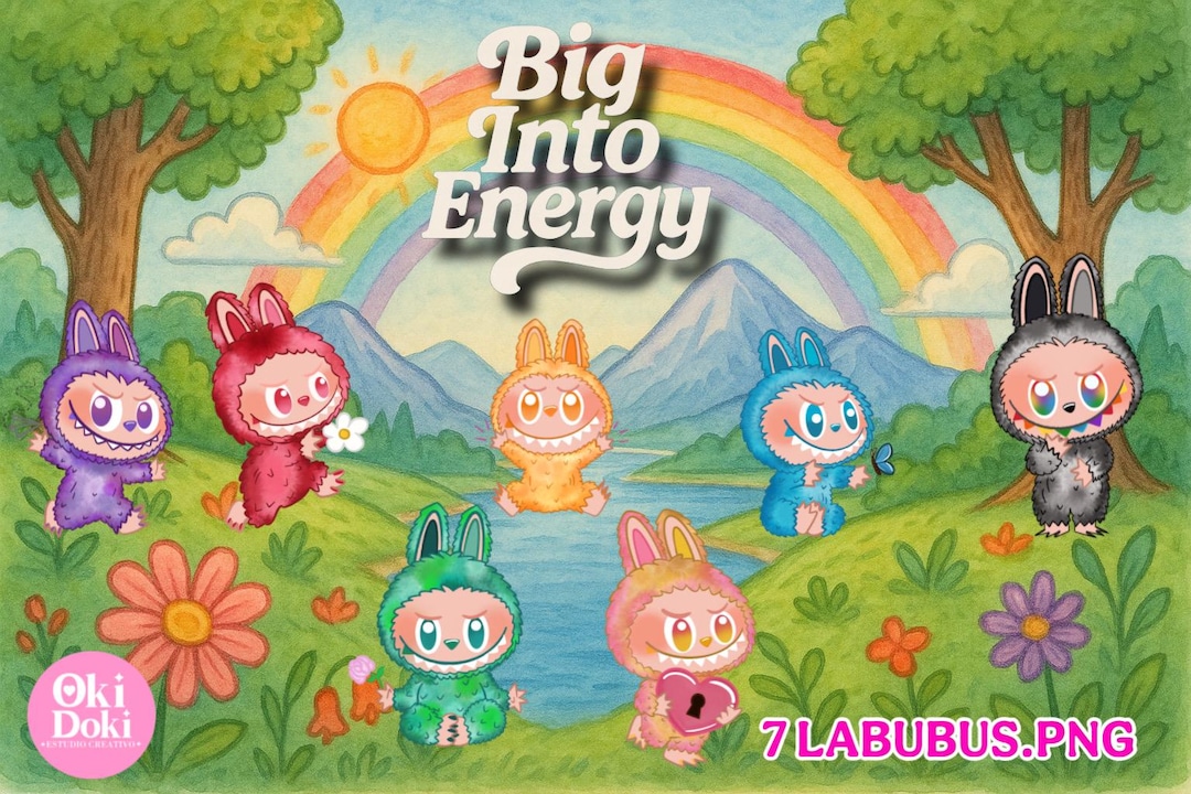 7 LABUBUS PNG Clip Arts - Etsy