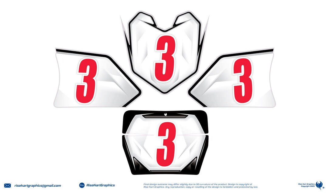 KG MK20 Number Plate Decal Set Fully Customisable Suits Most Cadet ...