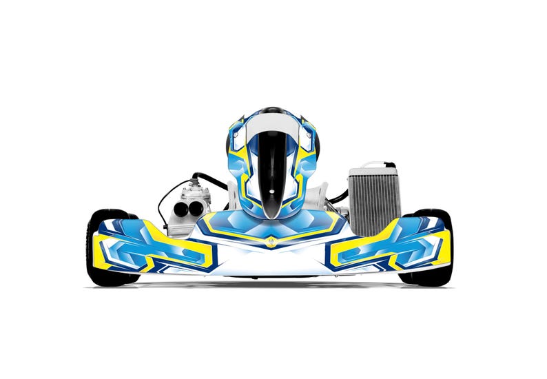 OTK M10 - Go Kart Racing Graphics Kit - Customisable to Suit Senior ...