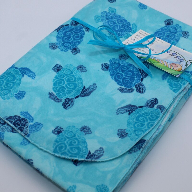 Turtle Baby Blanket - Etsy