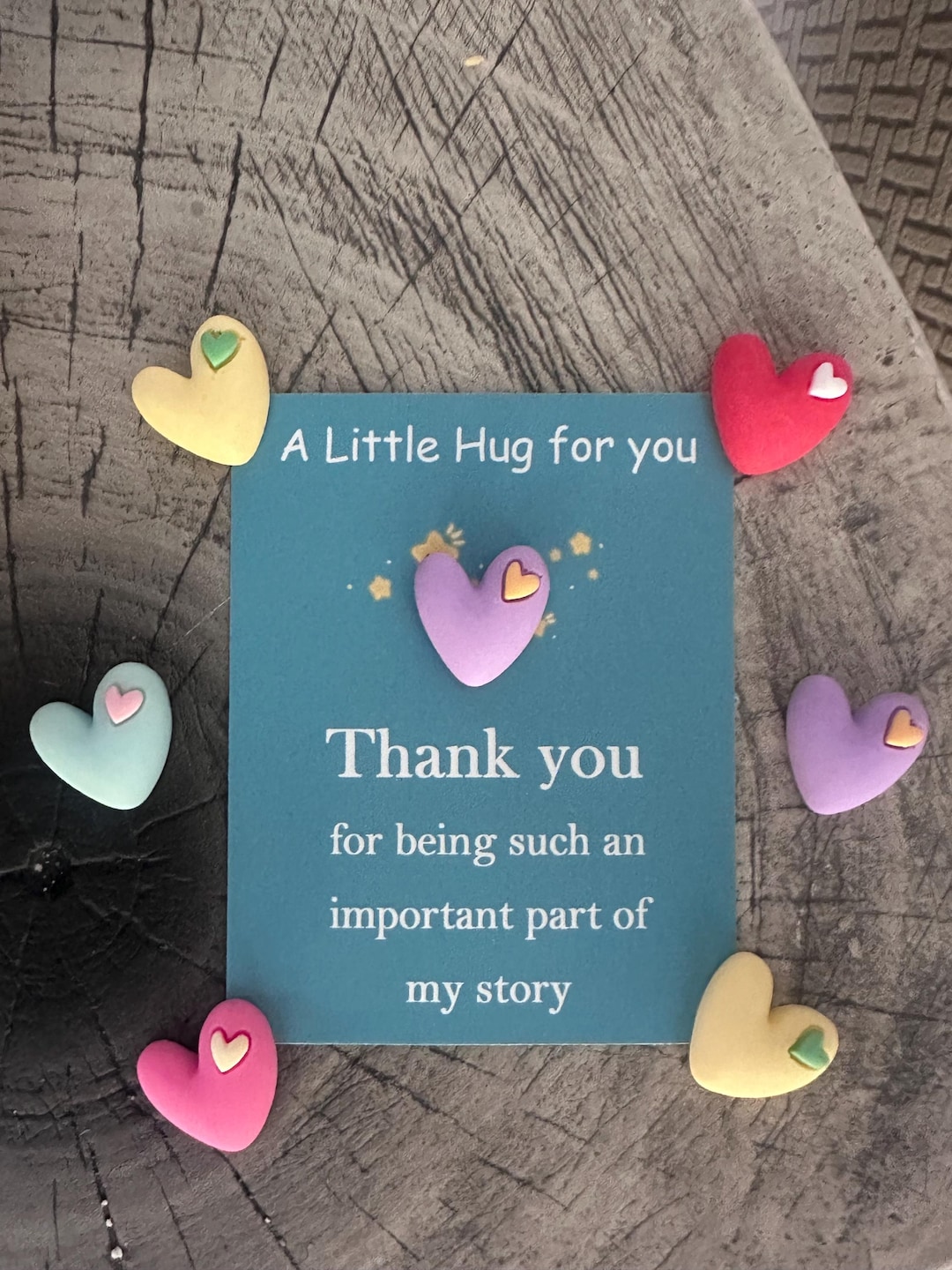 Pocket Hug Gift Card: Heart Keepsake, Thinking of You, Inspirational ...