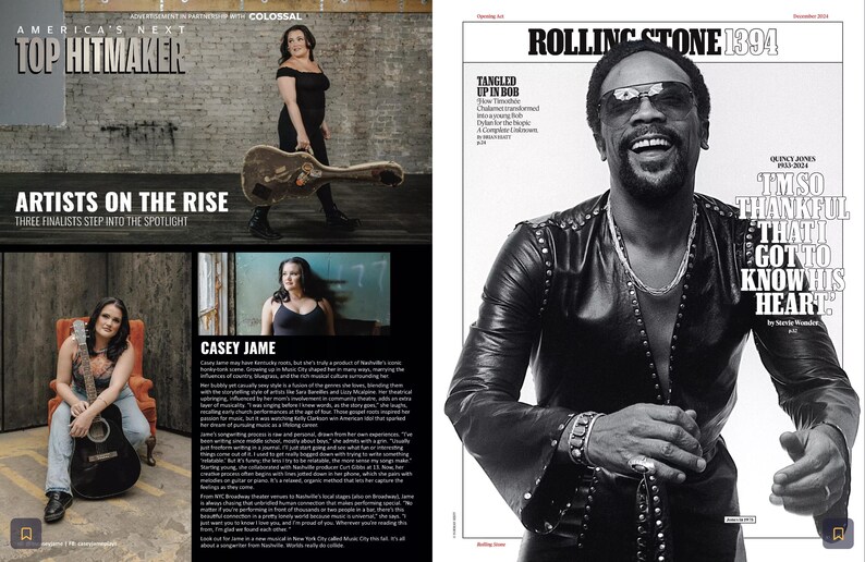 Rolling Stone US - December 2024 - Digital Issue - Instant Download - Etsy