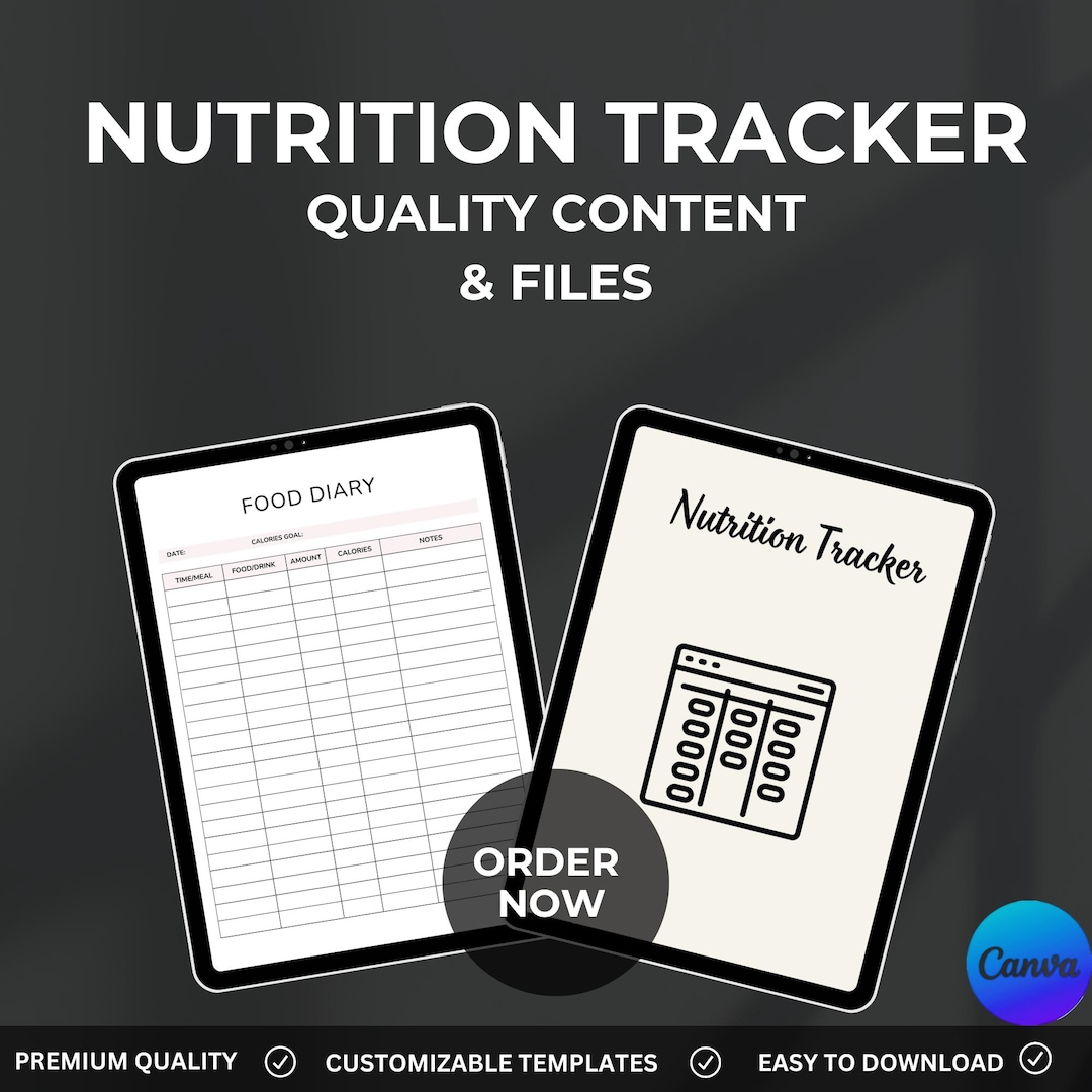 Nutrition Tracker, Food Intake Tracker, Calorie Counting App, Macro ...